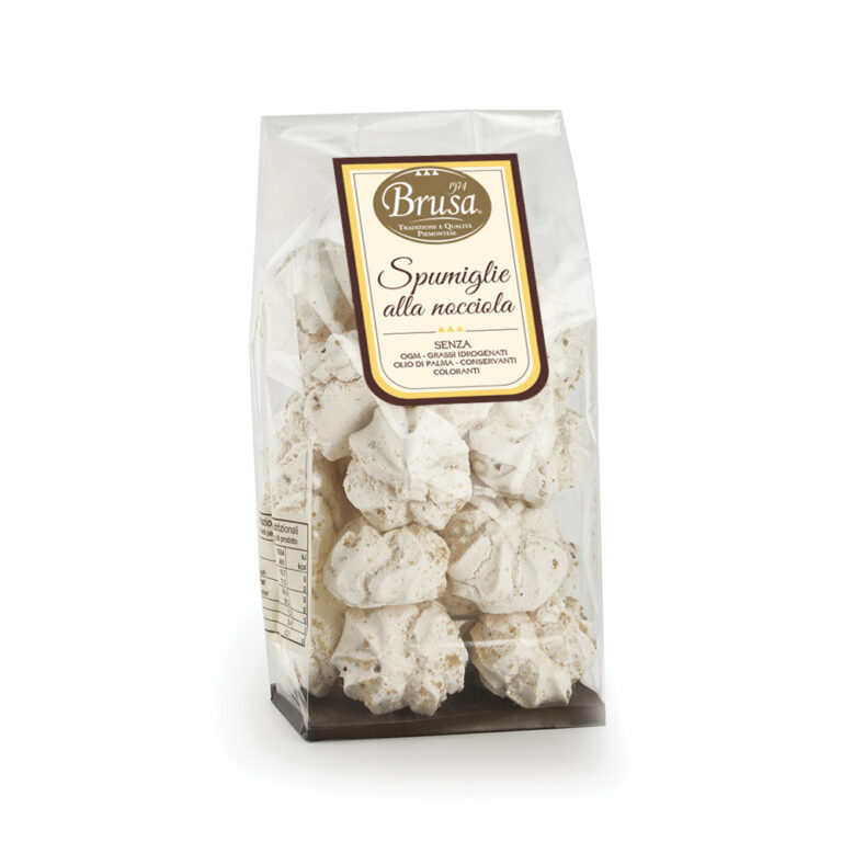 Spumiglie con granella di nocciola - Brusa